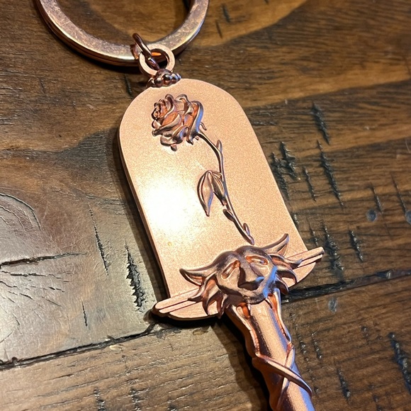 Disney | Accessories | Disney Beauty And The Beast Decorative Keychain ...